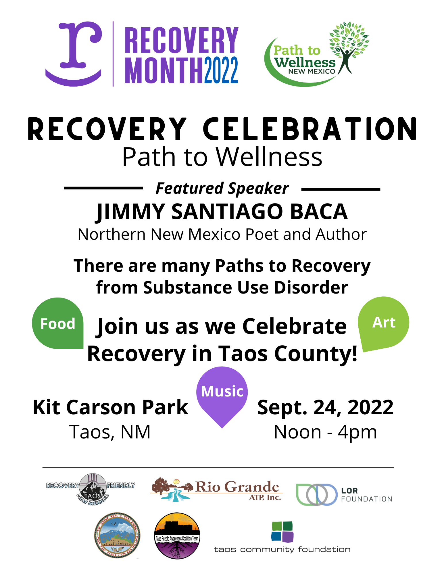 Recovery Celebration - Recovery-Friendly Taos County